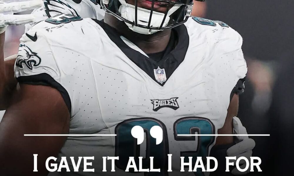 **"Milton Williams Shocks Eagles Fans with Emotional Farewell: 'My Work ...