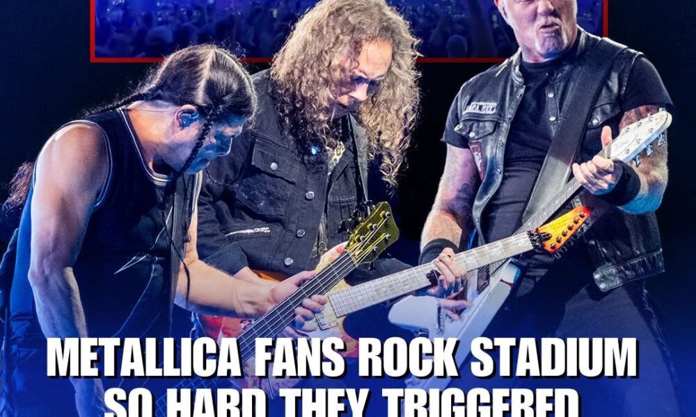 ENTER SANDMAN: A Metallica concert literally shook the earth ...